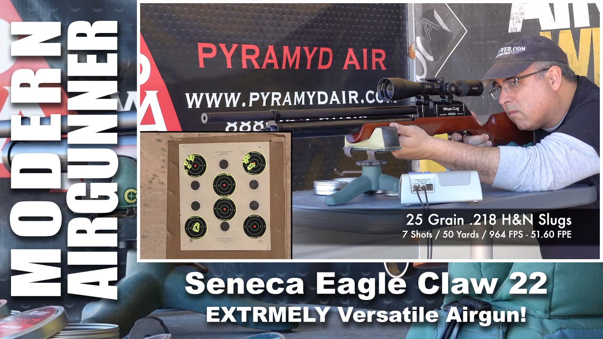 Seneca Eagle Claw .22 Extremely Versatile Airgun 50+ FPE!