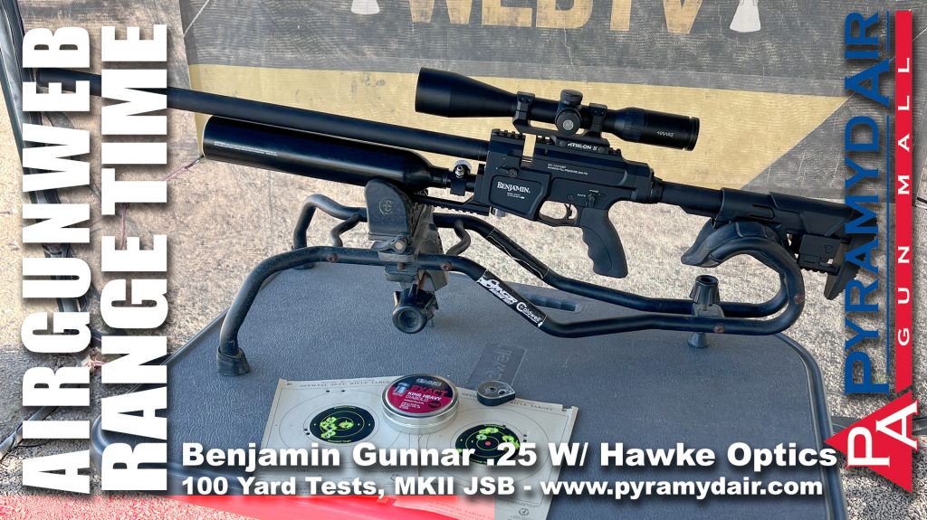 Huben K1 .25 Cal Semi-Automatic Hammerless PCP - Range Tests 50 Yd