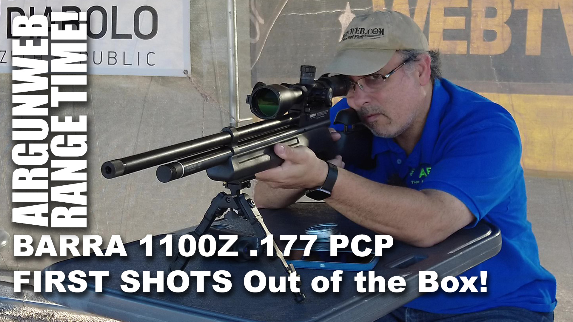 BARRA 1100Z .177 PCP Airgun - Part 1 - First out of the box shots