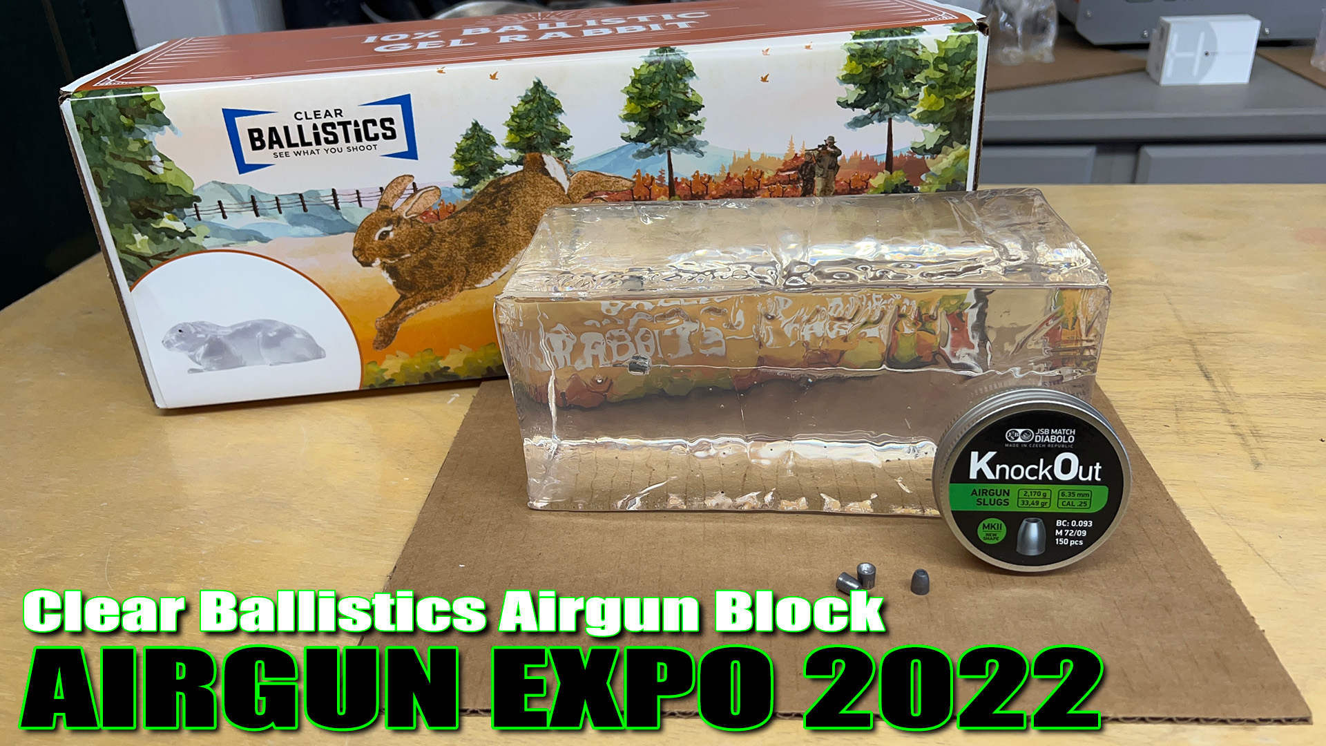 AE22 - Clear Ballistics Block VS. UX Origin .25, ATN LTV, JSB