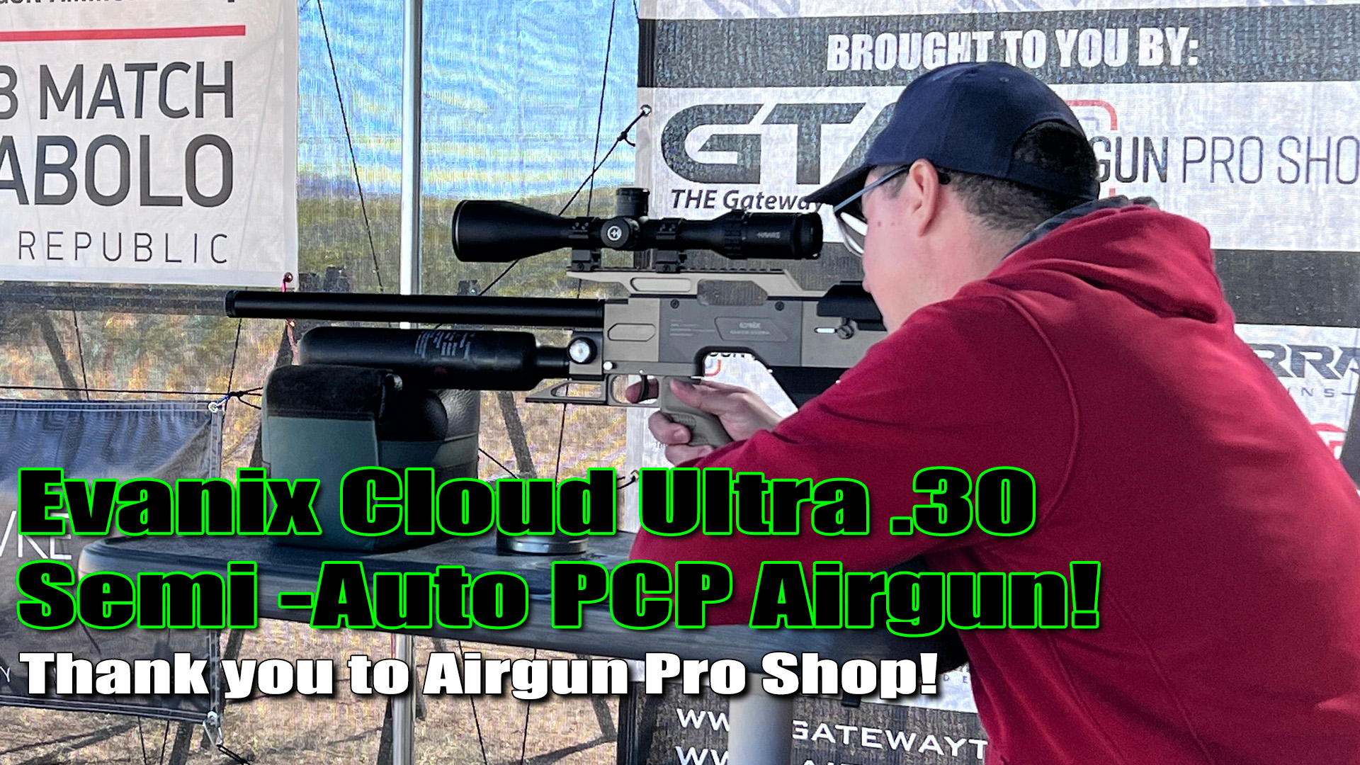 Check out the Evanix Cloud Ultra .30 Semi-Automatic Airgun