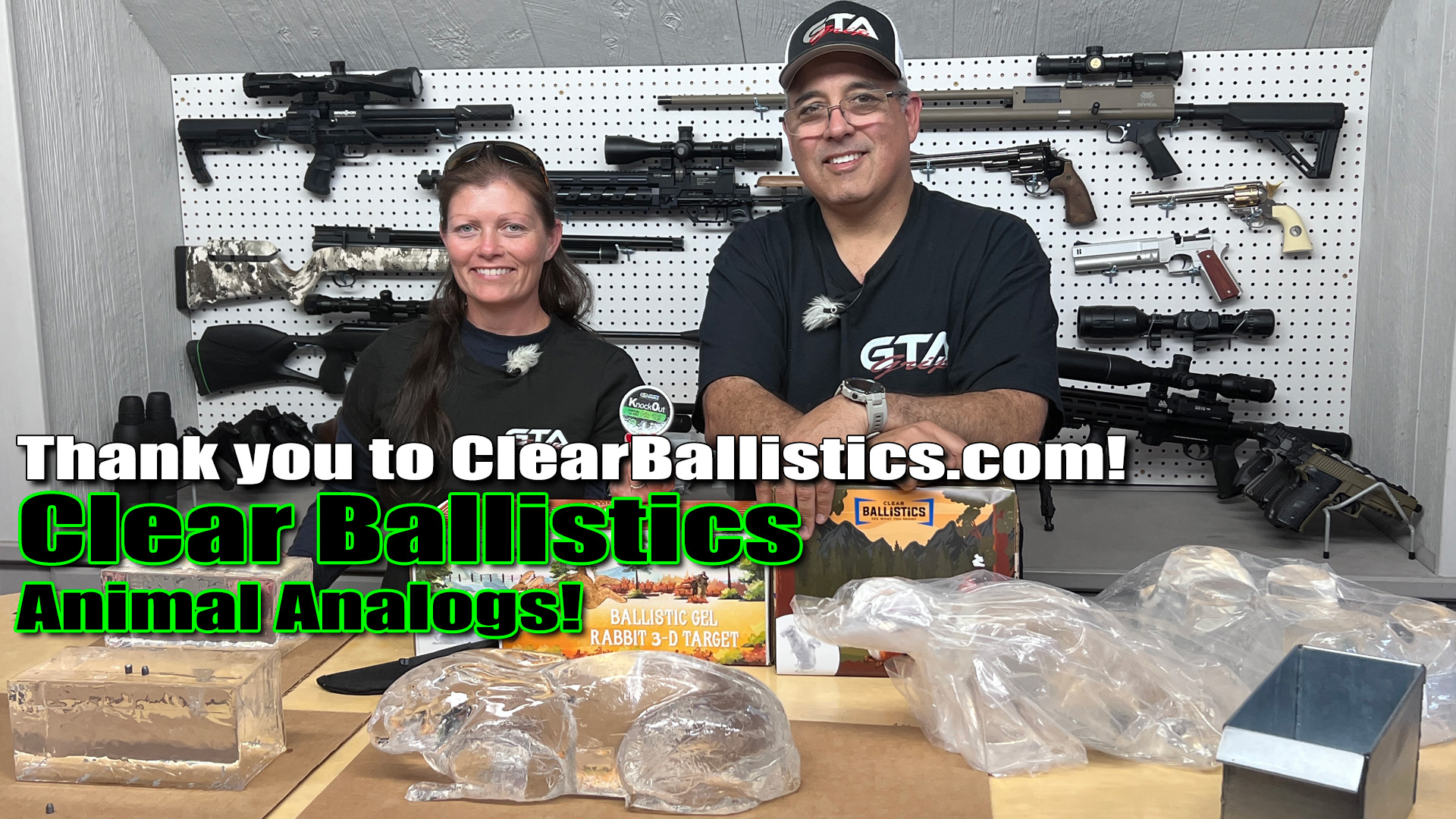 AE22 - Clear Ballistics in the Studio - Ballistics Gel Animal Analogs