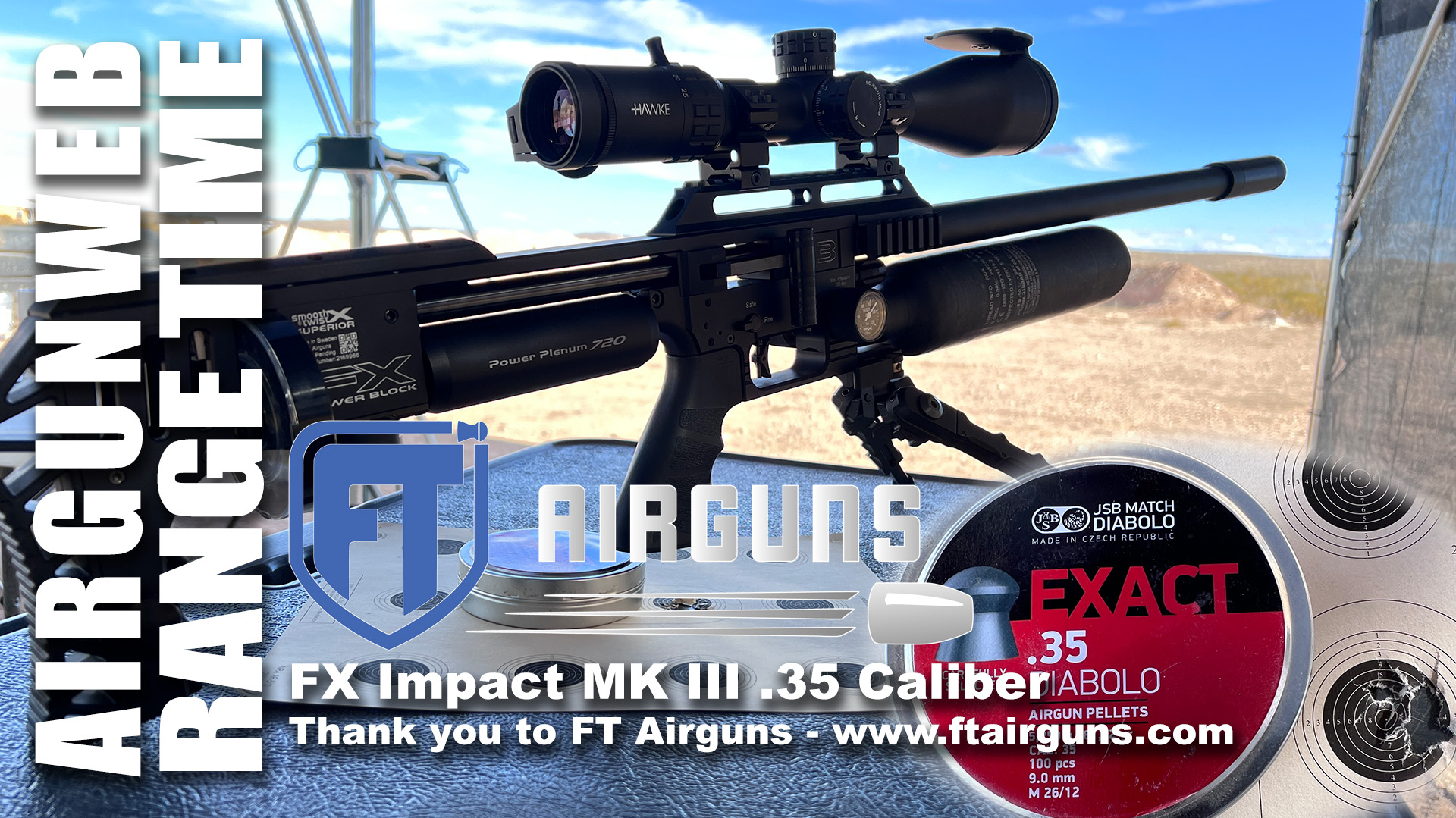 FX Impact MK III .35 Cal - First shots out of the box. WOW!