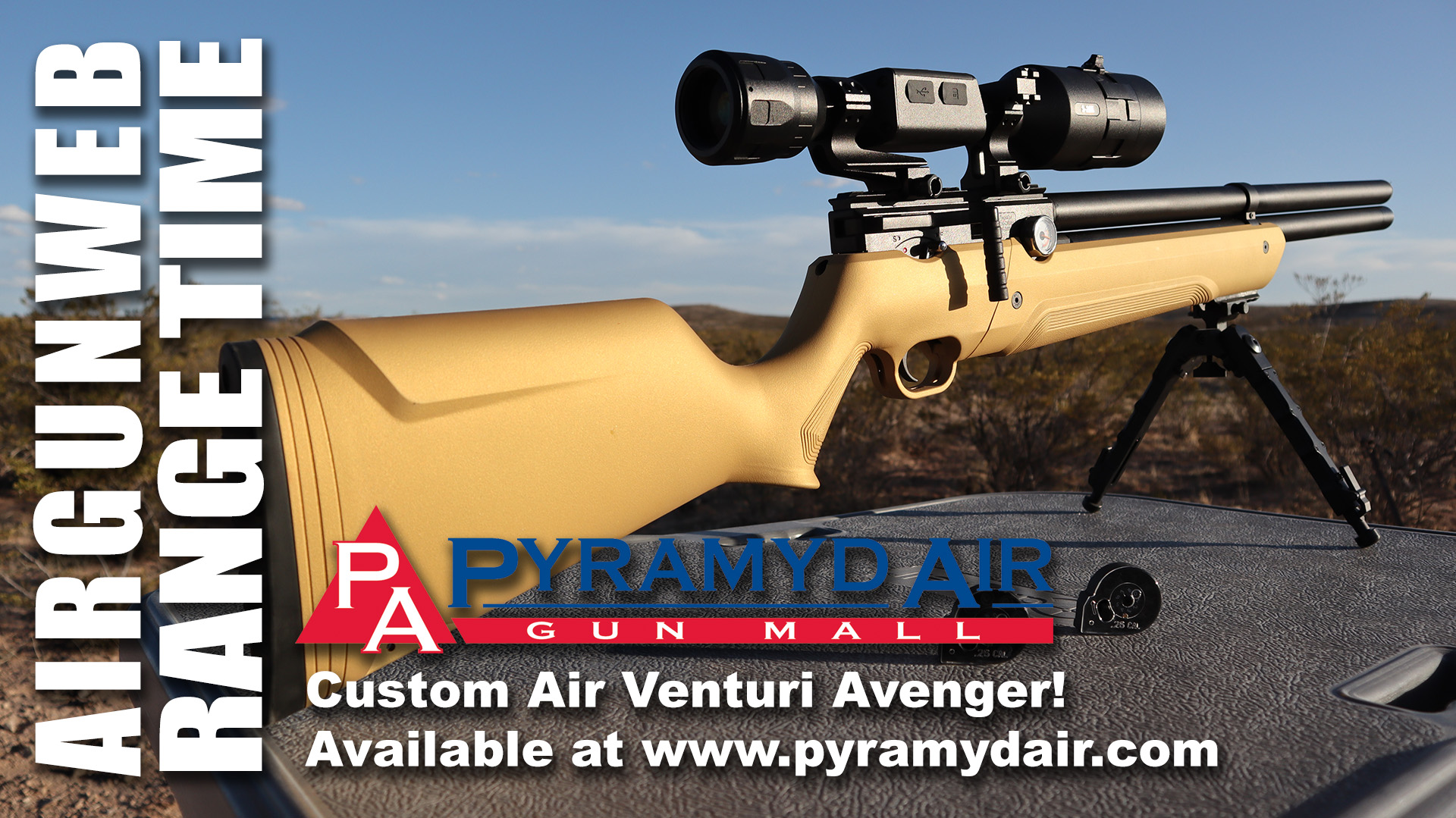 Custom Air Venturi Avenger .25 in AGW Colors!