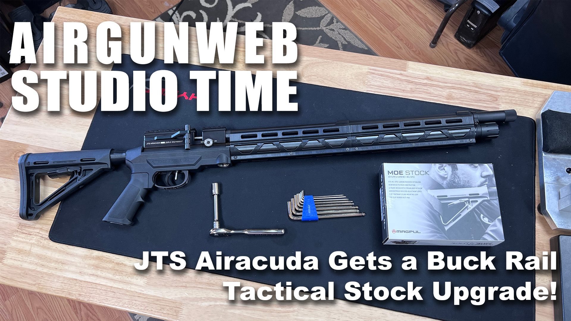 JTS Airacuda Gets a Buck Rail Tactical Stock Upgrade