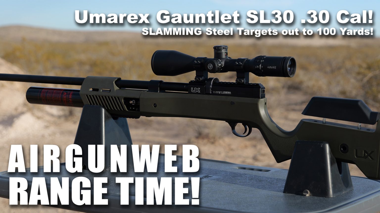 JTS Airacuda Max .30 Cal W/ ATN Optics - Range time shooting