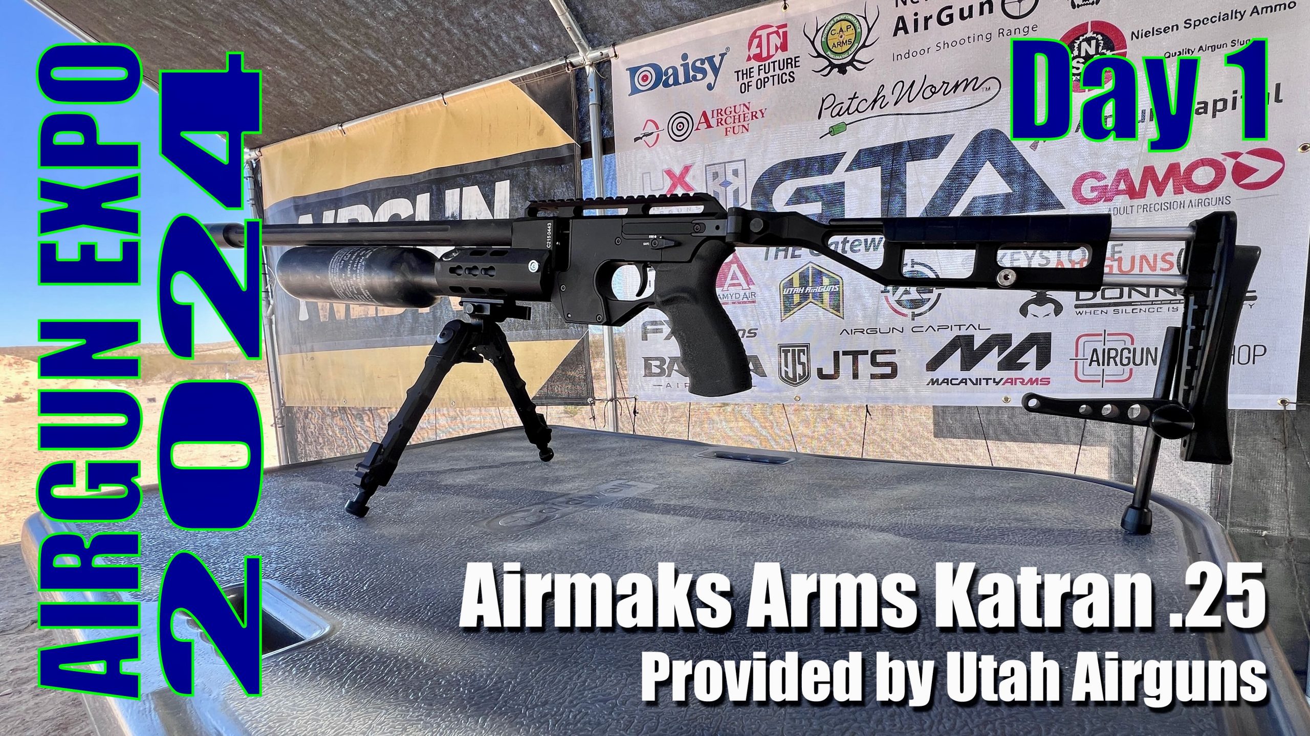 Airgun Expo 2024 – Live Day 1 – AirMaks Katran .25 / Hawke