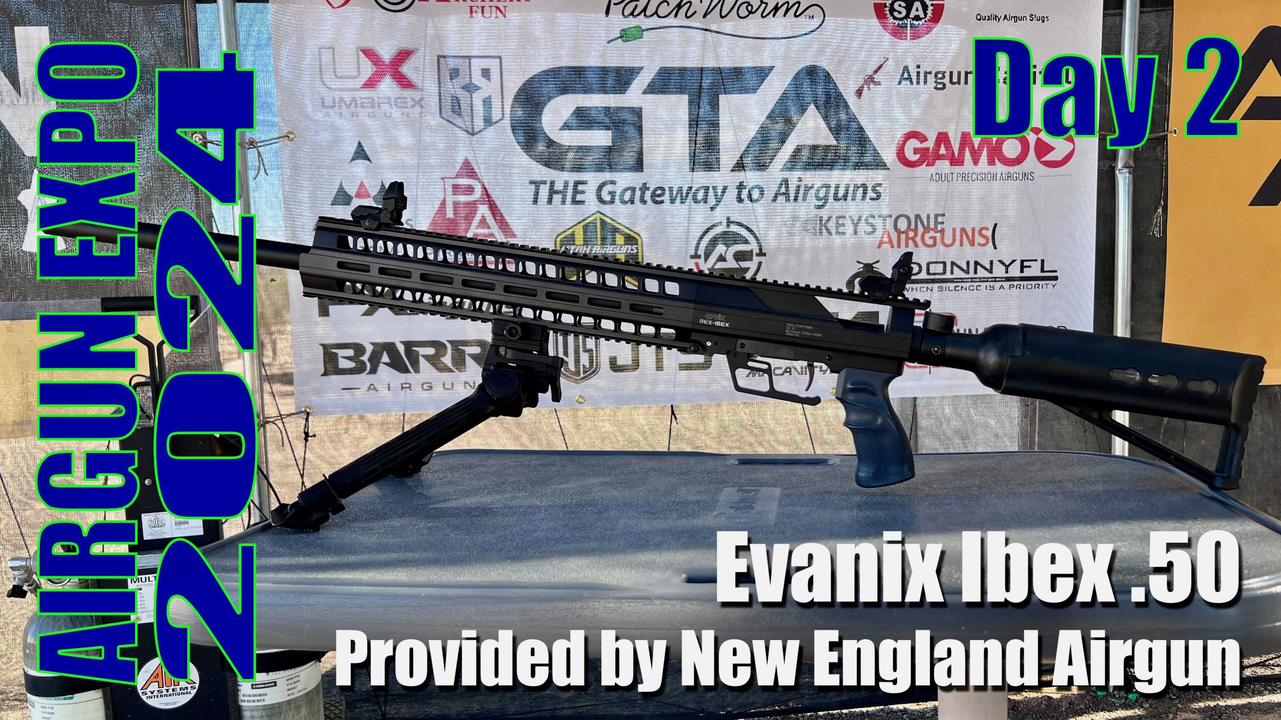Airgun Expo 2024 – Live Day 2 – Evanix Ibex .50 / ATN