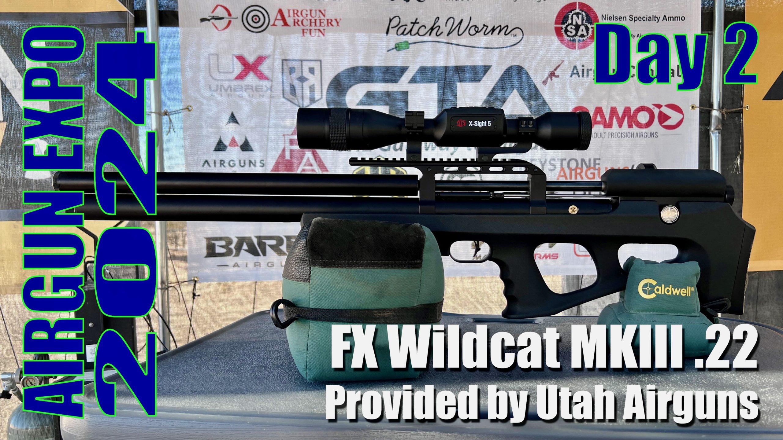 Airgun Expo 2024 – Live Day 2 – FX Wildcat MKIII .22 / ATN