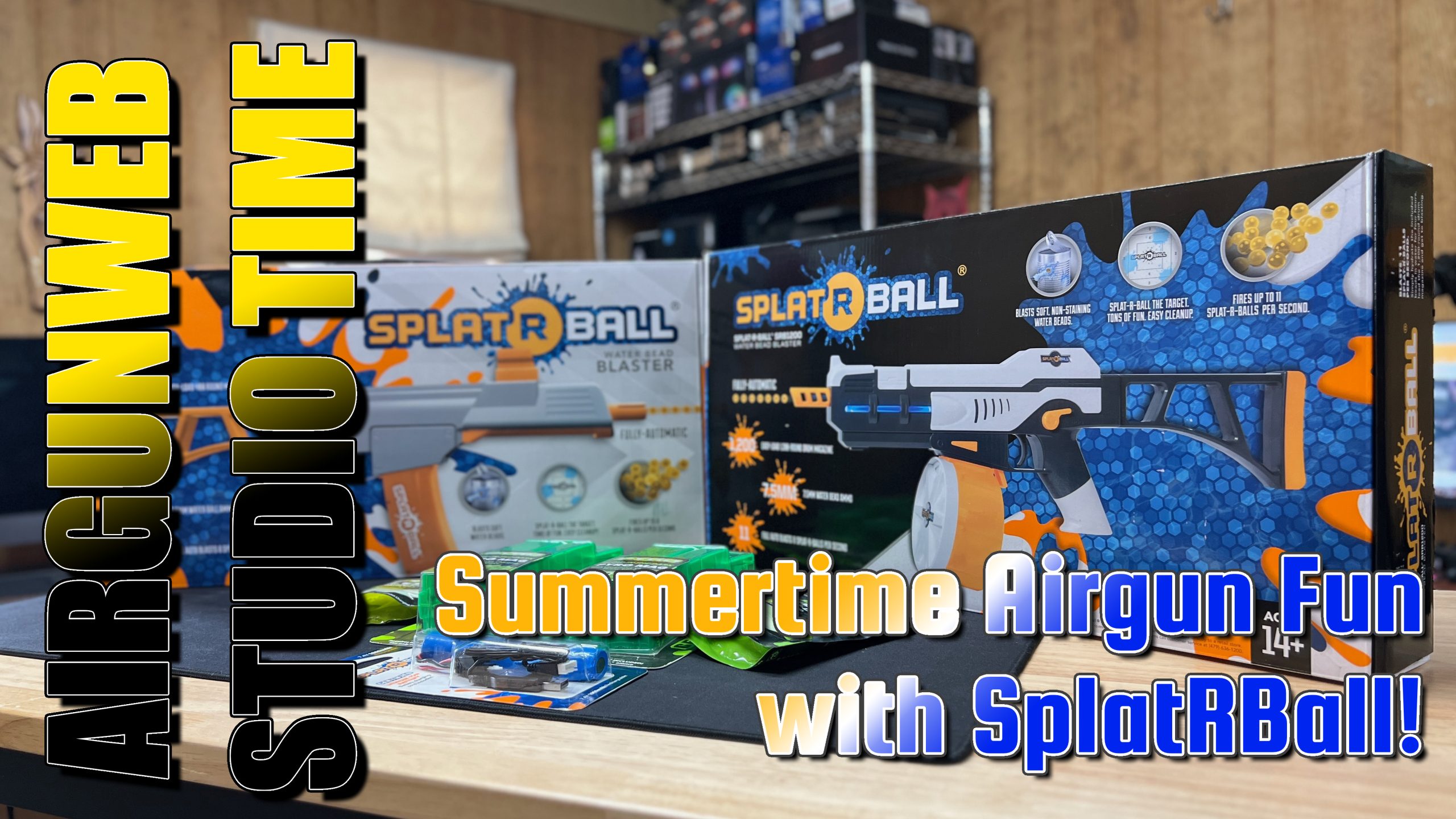 Summertime Airgun Fun with SplatRBall - Unboxing