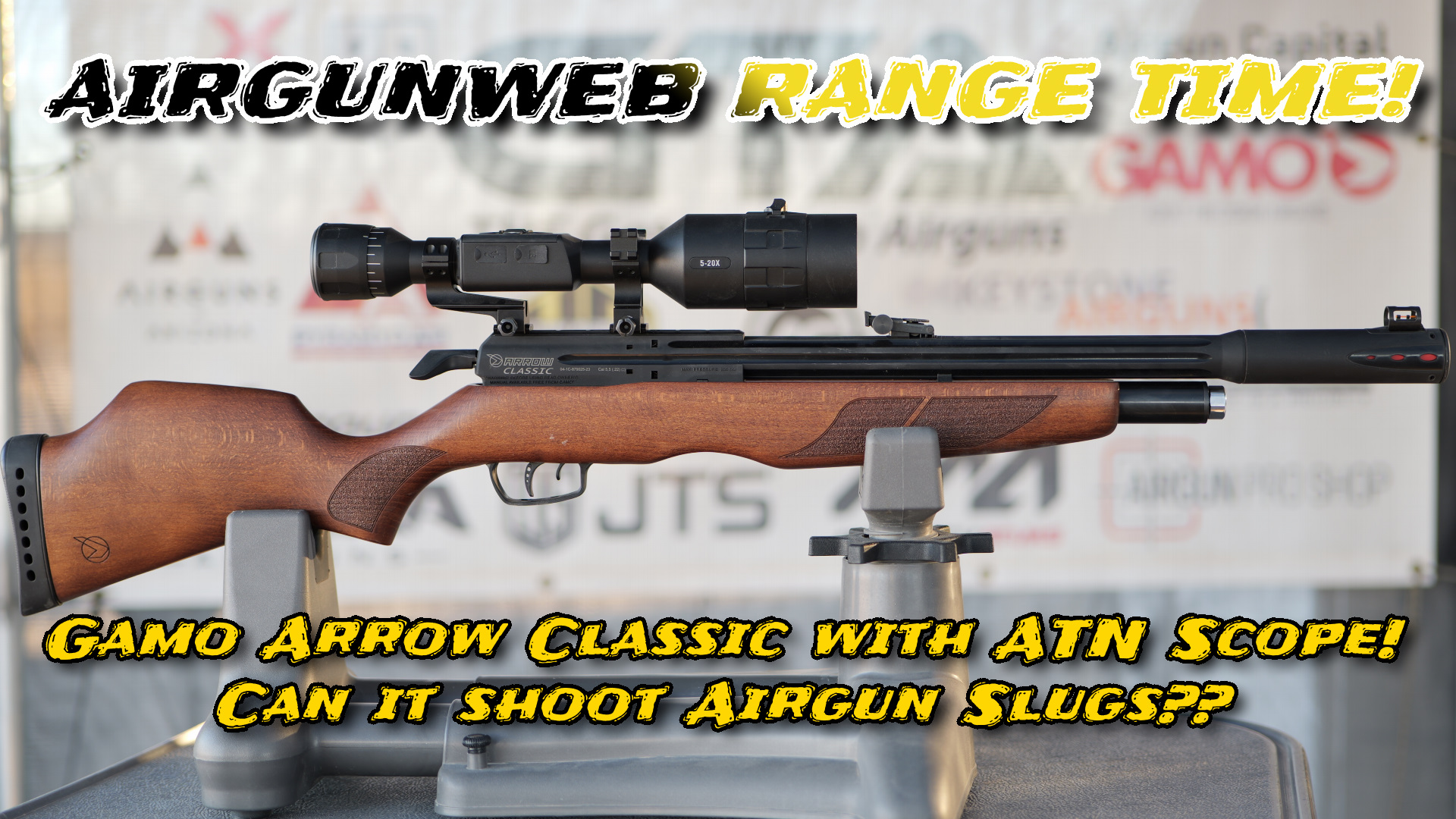 We mounted our ATN X-Sight 4K on our Gamo Arrow Classic.