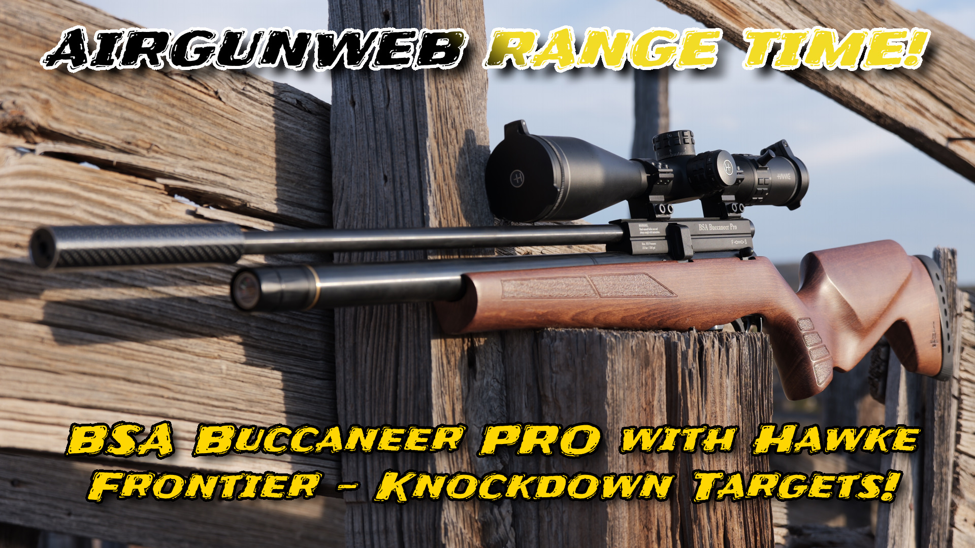 Small Game Hunting Practice - BSA Buccaneer Pro .177 Hawke Optics ...