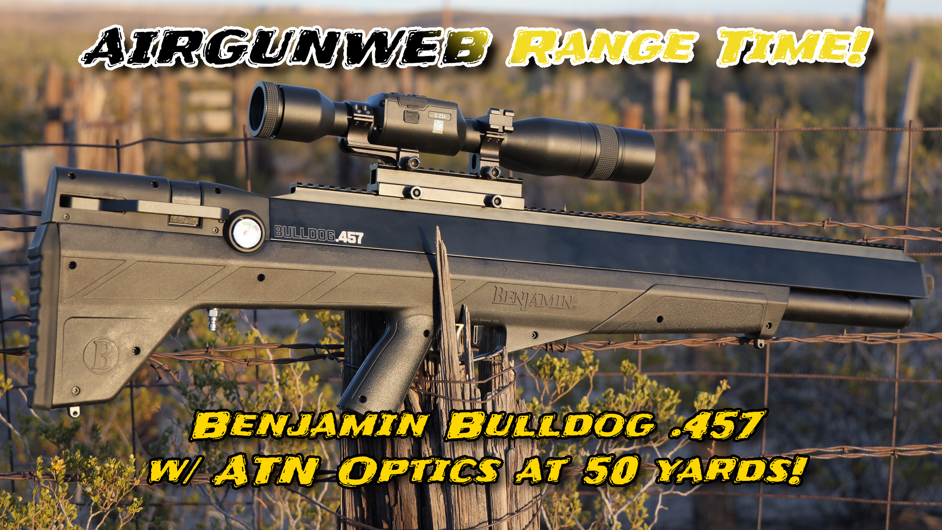 Benjamin Bulldog .457 - Multi-Shot, Big Bore, PCP with a hell of a Bite!
